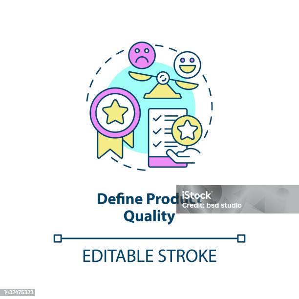 Define Product Quality Concept Icon Stock Illustration - Download Image ... Define Product Quality Concept Icon Stock Illustration - Download Image ...