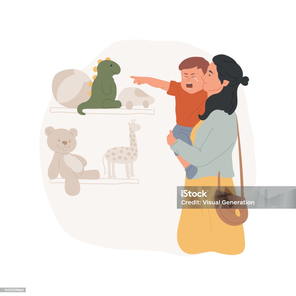 Whims In A Shop Isolated Cartoon Vector Illustration Stock Illustration ... Whims In A Shop Isolated Cartoon Vector Illustration Stock Illustration ...