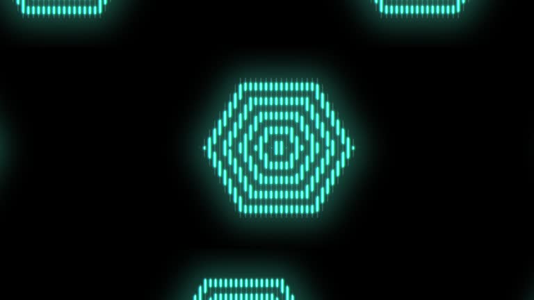 Pulsing Neon Green Hexagons Pattern In Rows 6 Free Motion Graphics ... Pulsing Neon Green Hexagons Pattern In Rows 6 Free Motion Graphics ...