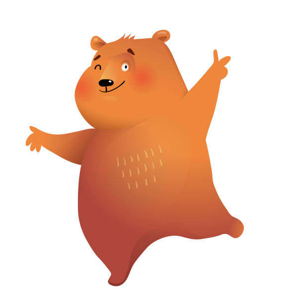 Cute Brown Bear Clipart