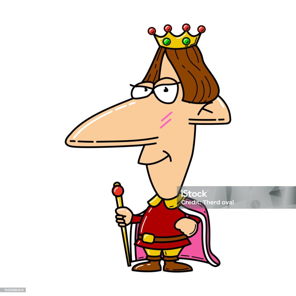 Clipart Lucu Raja Pada Versi Kartun Ilustrasi Stok Unduh Gambar Sekarang Clip Art Dewasa