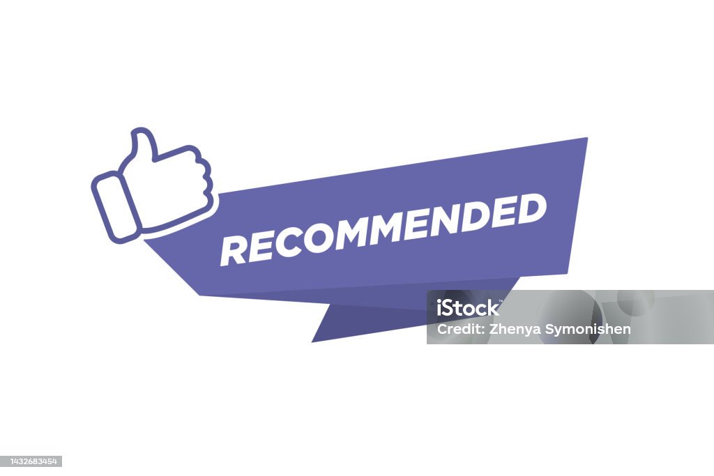 Vector Violet Illustration Modern Button With Text Recommended Vector ... Vector Violet Illustration Modern Button With Text Recommended Vector ...