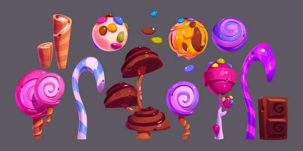 1 200 Monde Bonbons Stock Illustrations Graphiques Vectoriels Libre