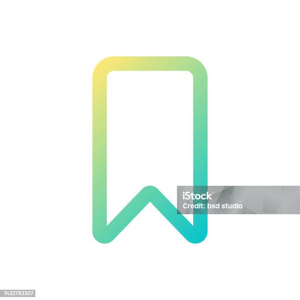Lesezeichen Pixel Perfekter Farbverlauf Lineares Uisymbol Stock Vektor ... Lesezeichen Pixel Perfekter Farbverlauf Lineares Uisymbol Stock Vektor ...