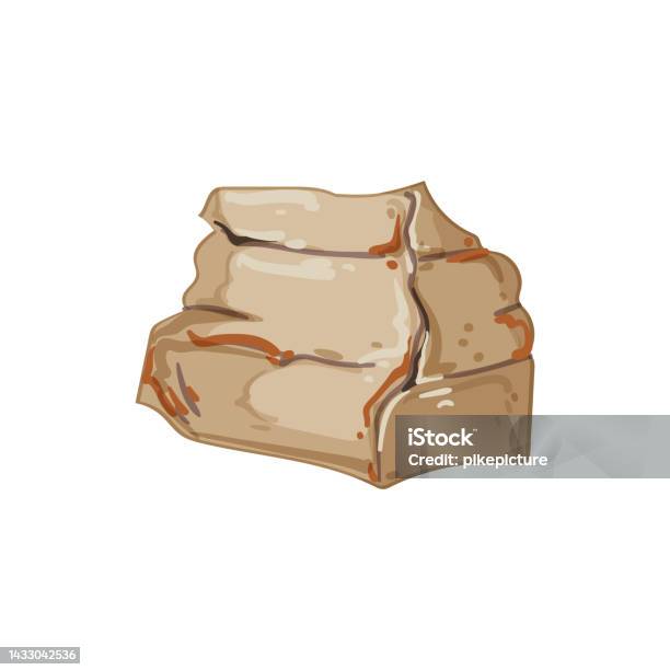 Pflanze Aquarium Stein Cartoon Vektor Illustration Stock Vektor Art Und