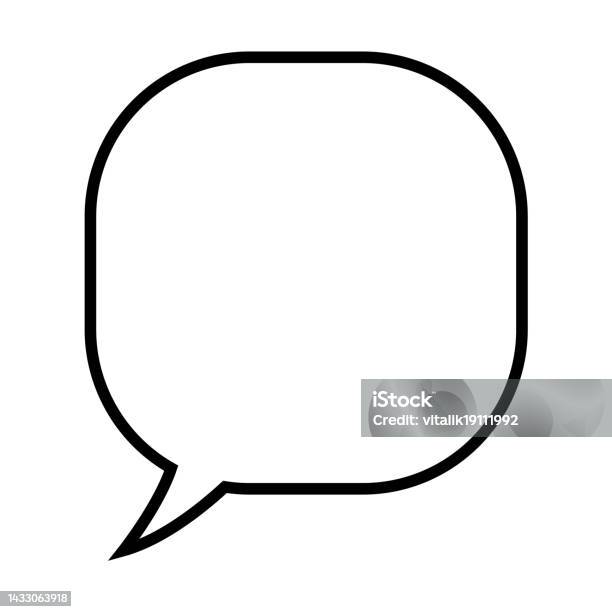 Speech Bubble Dialog Icon Dialogue Symbol Stock Illustration Download