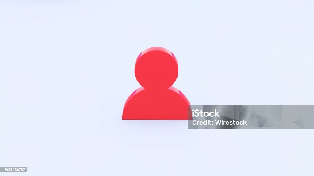 Red User Icon On White Background Stock Photo - Download Image Now ... Red User Icon On White Background Stock Photo - Download Image Now ...