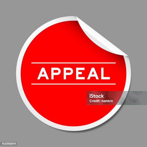Étiquette Autocollante De Couleur Rouge Avec Appel De Mots Sur Fond