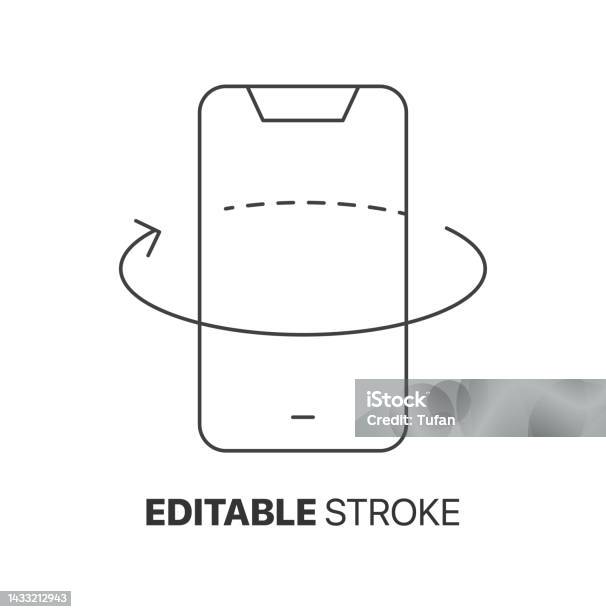 Rotate Mobile Phone Icon And Logo Device Rotation Turn Your Device And