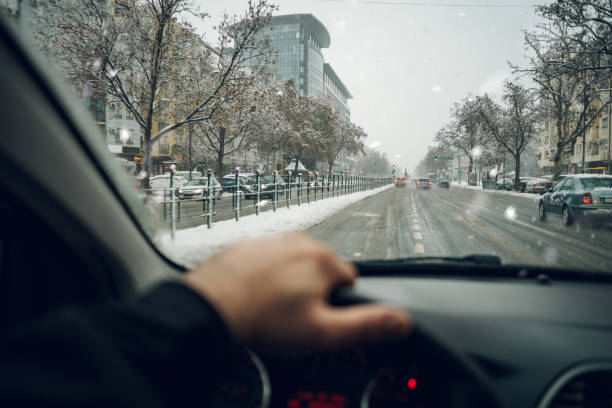 Free Stock Photo of City Street View From Inside Car | Download Free ...