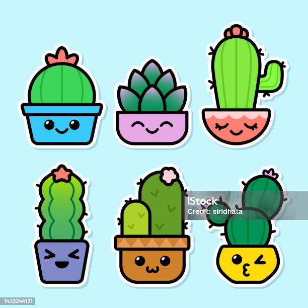 Set Stiker Kaktus Sukulen Lucu Ilustrasi Stok - Unduh Gambar Sekarang ... Set Stiker Kaktus Sukulen Lucu Ilustrasi Stok - Unduh Gambar Sekarang ...