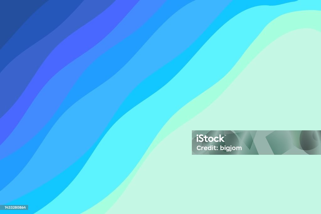 Abstract Curves Lines Dynamic Linear Waves Background Vector Illustration Stock Illustration