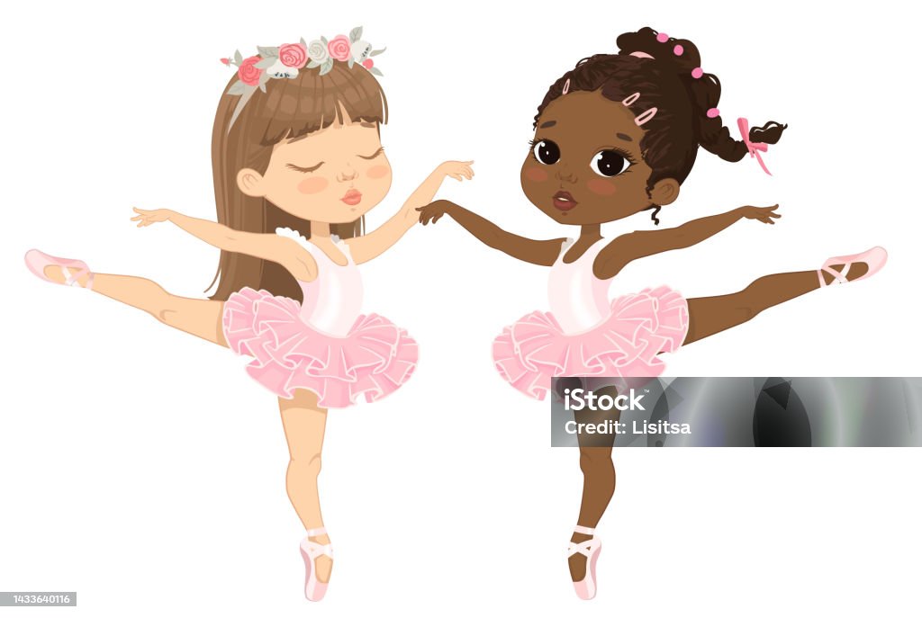 Dua Gadis Multikultural Menari Gadis Balerina Menari Anak Afrikaamerika ... Dua Gadis Multikultural Menari Gadis Balerina Menari Anak Afrikaamerika ...