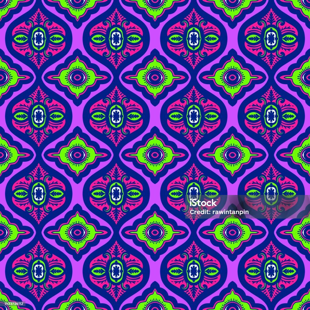 Seamless Geometric Folklore Ornament Tribal Ethnic Texture Seamless