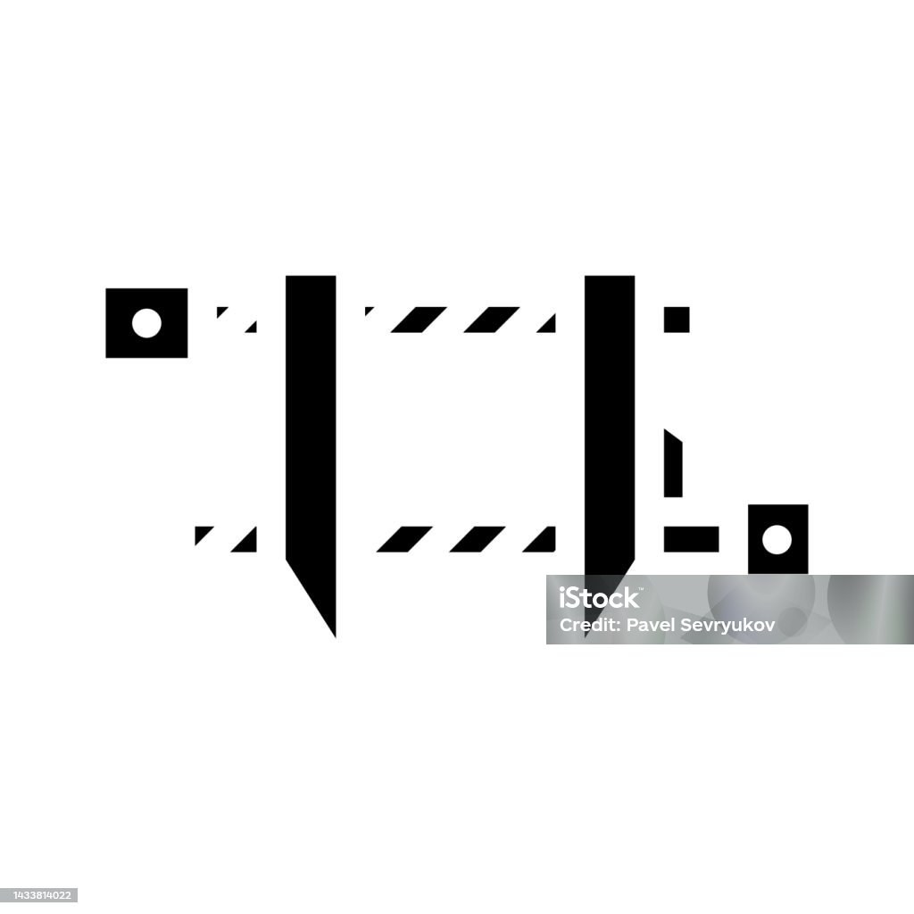 Parallel Clamp Glyph Icon Vector Illustration Stock Illustration ... Parallel Clamp Glyph Icon Vector Illustration Stock Illustration ...