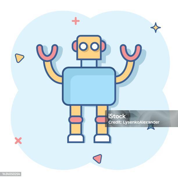 Ikon Chatbot Robot Lucu Dalam Gaya Komik Ilustrasi Vektor Kartun ... Ikon Chatbot Robot Lucu Dalam Gaya Komik Ilustrasi Vektor Kartun ...