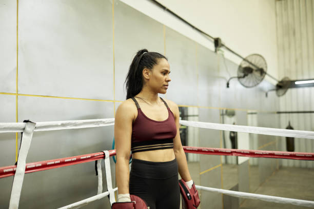 Free Stock Photo of Woman Standing in a Boxing Ring | Download Free ...
