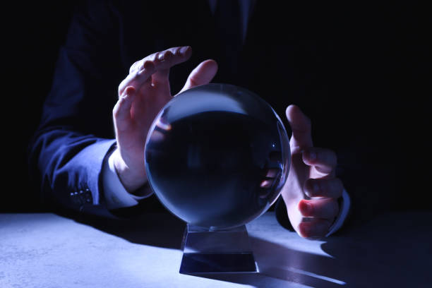 Free Stock Photo of Hand Holding Glowing Crystal Ball - Predicting the ...