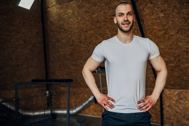 Free Stock Photo of Shirtless muscular man standing with hands on hips ...