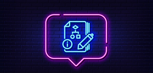 Documentation Avec Icône De Ligne Dalgorithme Panneau Dinstruction