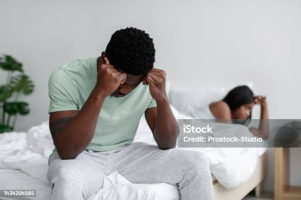 Frustrated Millennial African American Guy Disappointed In Relationship