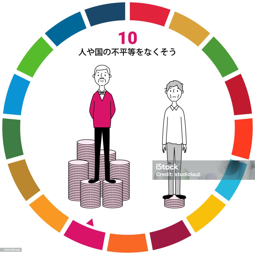 Sdgsgoal10industry Reduced Inequalities Stock Illustration Download