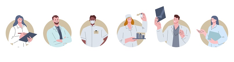Avatar Dokter Tim Rumah Sakit Perawat Dokter Di Tempat Kerja Potret ... Avatar Dokter Tim Rumah Sakit Perawat Dokter Di Tempat Kerja Potret ...
