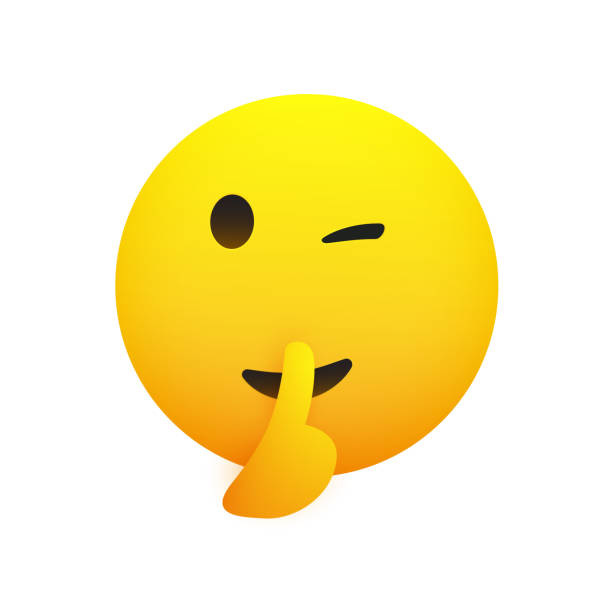 Shh Emoji Svg