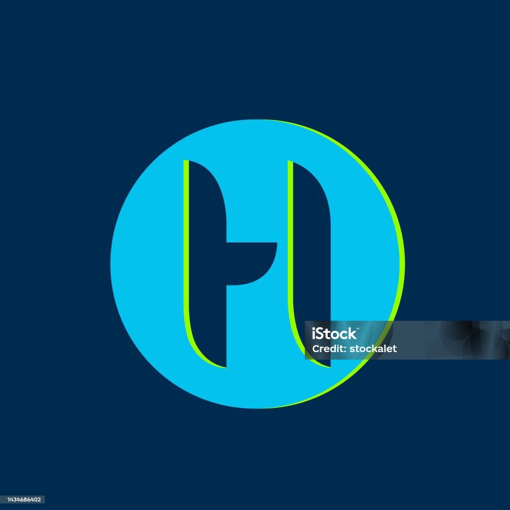Ilustración De Logotipo De La Letra H Icono De Firma De Espacio