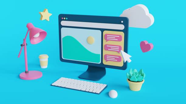 Free Stock Photo of Technology Computer Represents High Tech 3d ...