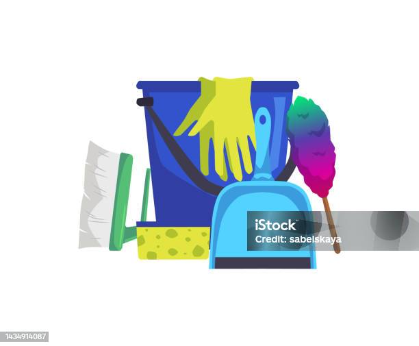 Alat Dan Produk Pembersih Rumah Tangga Ilustrasi Vektor Kartun Datar ... Alat Dan Produk Pembersih Rumah Tangga Ilustrasi Vektor Kartun Datar ...