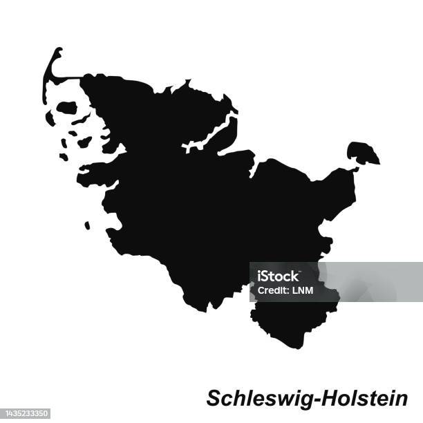 Ilustración de Mapa De Silueta Vectorial De Schleswigholstein y más ... Ilustración de Mapa De Silueta Vectorial De Schleswigholstein y más ...