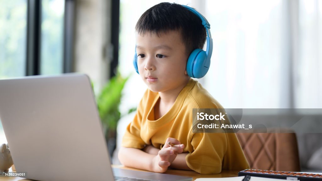 Asian Boy Student Learning Online Learning Online Education Video Call ... Asian Boy Student Learning Online Learning Online Education Video Call ...