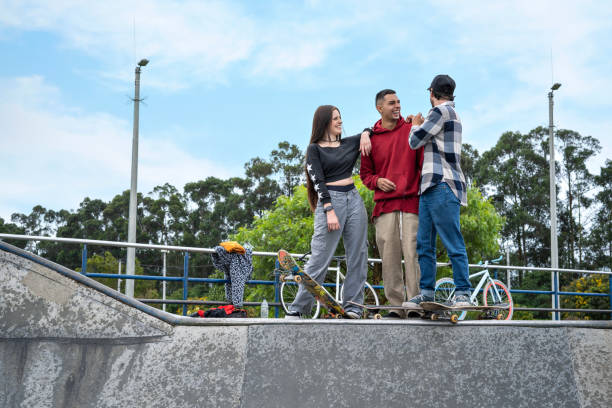 Free Stock Photo of Group of People Riding Skateboards at Skate Park ...