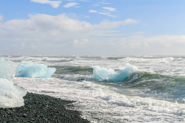 Free Stock Photo of Ice in the ocean with waves | Download Free Images ...