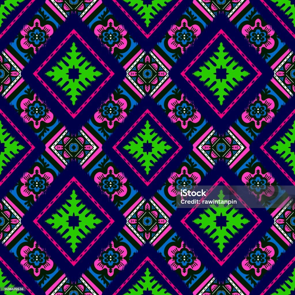 Seamless Geometric Folklore Ornament Tribal Ethnic Texture Seamless
