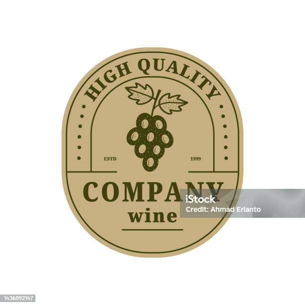 Label Desain Untuk Anggur Toko Anggur Menu Restoran Merek Dan Identitas