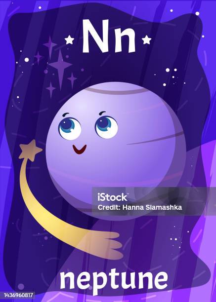 Kartu Flash Alfabet Ruang Cetak Kartun Dengan Huruf N Dan Planet ... Kartu Flash Alfabet Ruang Cetak Kartun Dengan Huruf N Dan Planet ...