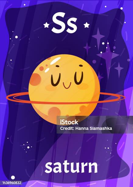 Kartu Flash Alfabet Ruang Cetak Kartun Dengan Huruf S Dan Planet ... Kartu Flash Alfabet Ruang Cetak Kartun Dengan Huruf S Dan Planet ...