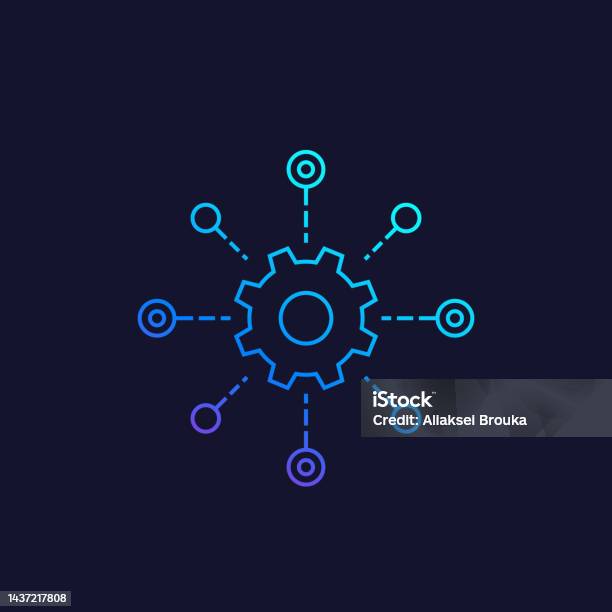 Software Testing Automation System Vector Line Icon Stock Illustration ... Software Testing Automation System Vector Line Icon Stock Illustration ...