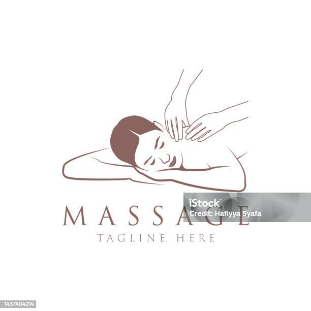 Body Massage Logo Vector Illustration Stock Illustration Download