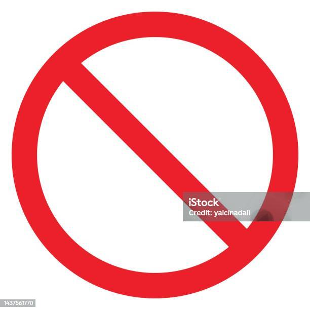 Verbotenes Zeichen No Symbol Vektor Illustration Verbot Warnung Symbol ... Verbotenes Zeichen No Symbol Vektor Illustration Verbot Warnung Symbol ...