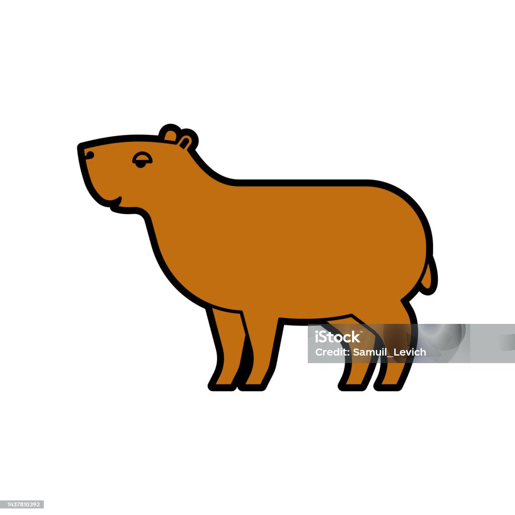 Capybara Isoliert Meerschweinchen Vektorillustration Stock Vektor Art ... Capybara Isoliert Meerschweinchen Vektorillustration Stock Vektor Art ...