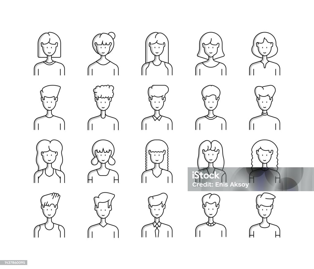 People Icon Set Stock Illustration - Download Image Now - Females ... People Icon Set Stock Illustration - Download Image Now - Females ...