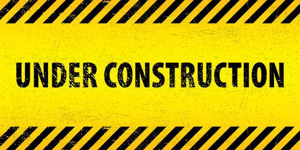 Blank Under Construction Sign