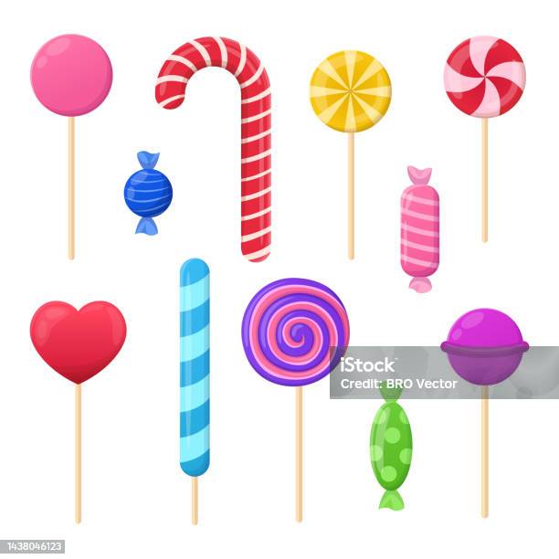 Lolipop Dan Set Ilustrasi Vektor Permen Yang Dibungkus Ilustrasi Stok ... Lolipop Dan Set Ilustrasi Vektor Permen Yang Dibungkus Ilustrasi Stok ...