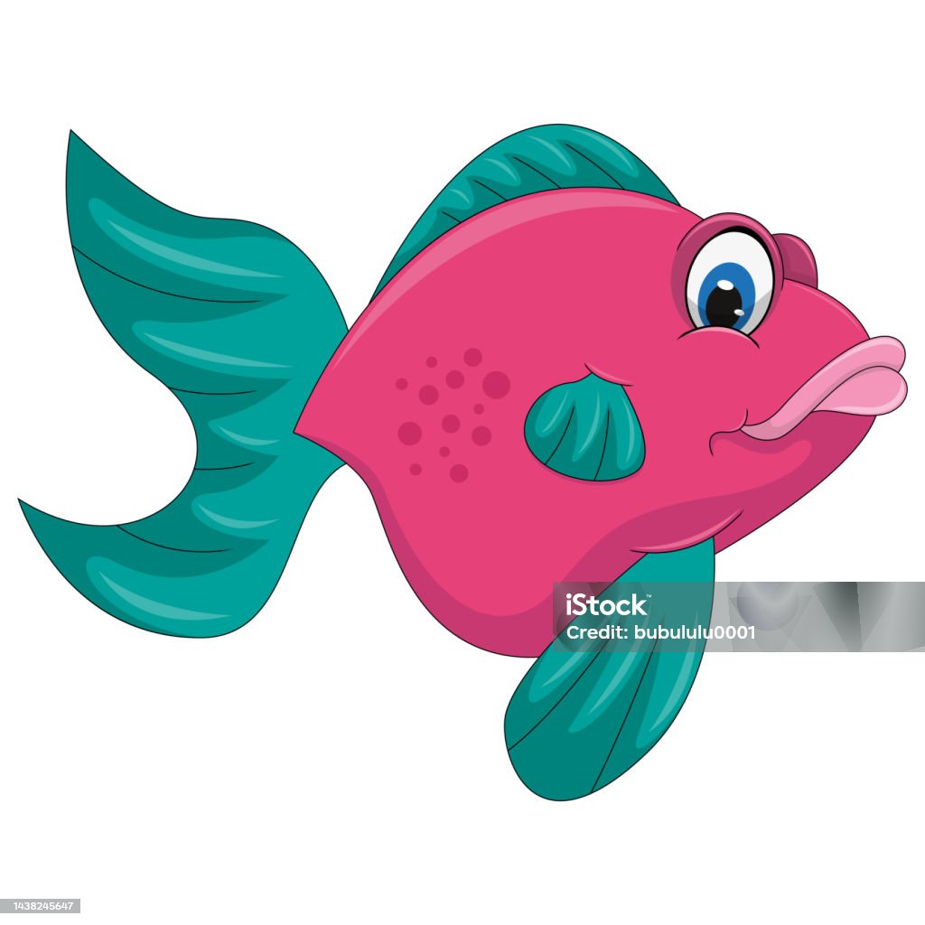 Ilustración De Ilustración Vectorial De Dibujos Animados De Color Rosa