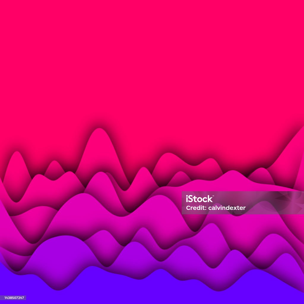Background With Abstract Colorful Waves Stock Illustration Download