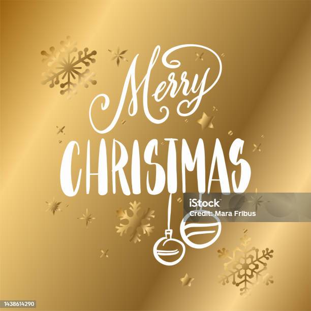 Ilustración De Felicitaciones Navideñas Escritas A Mano Letras De