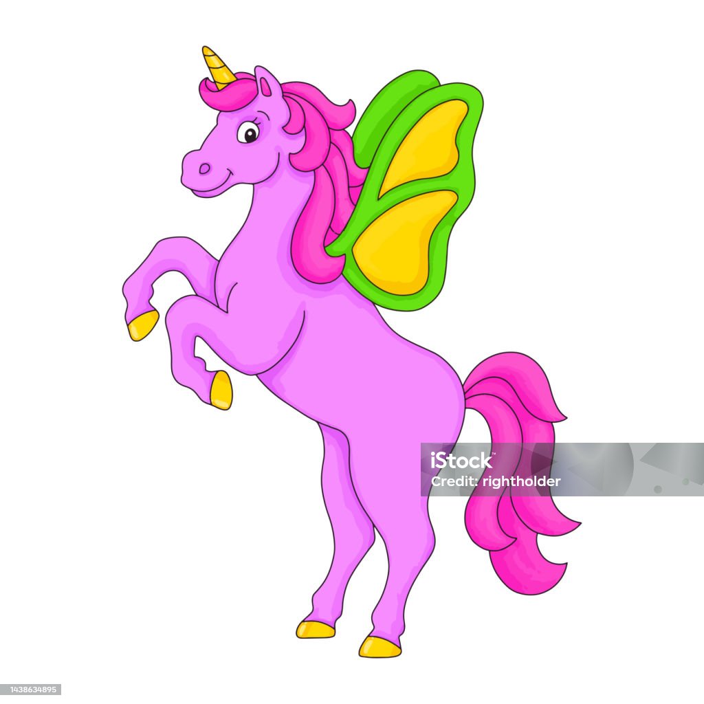 Cute Unicorn With Wings